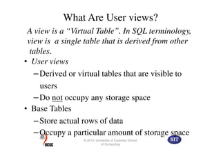 RDBMS_IT_Lecture_View_Via_SQL | PPT