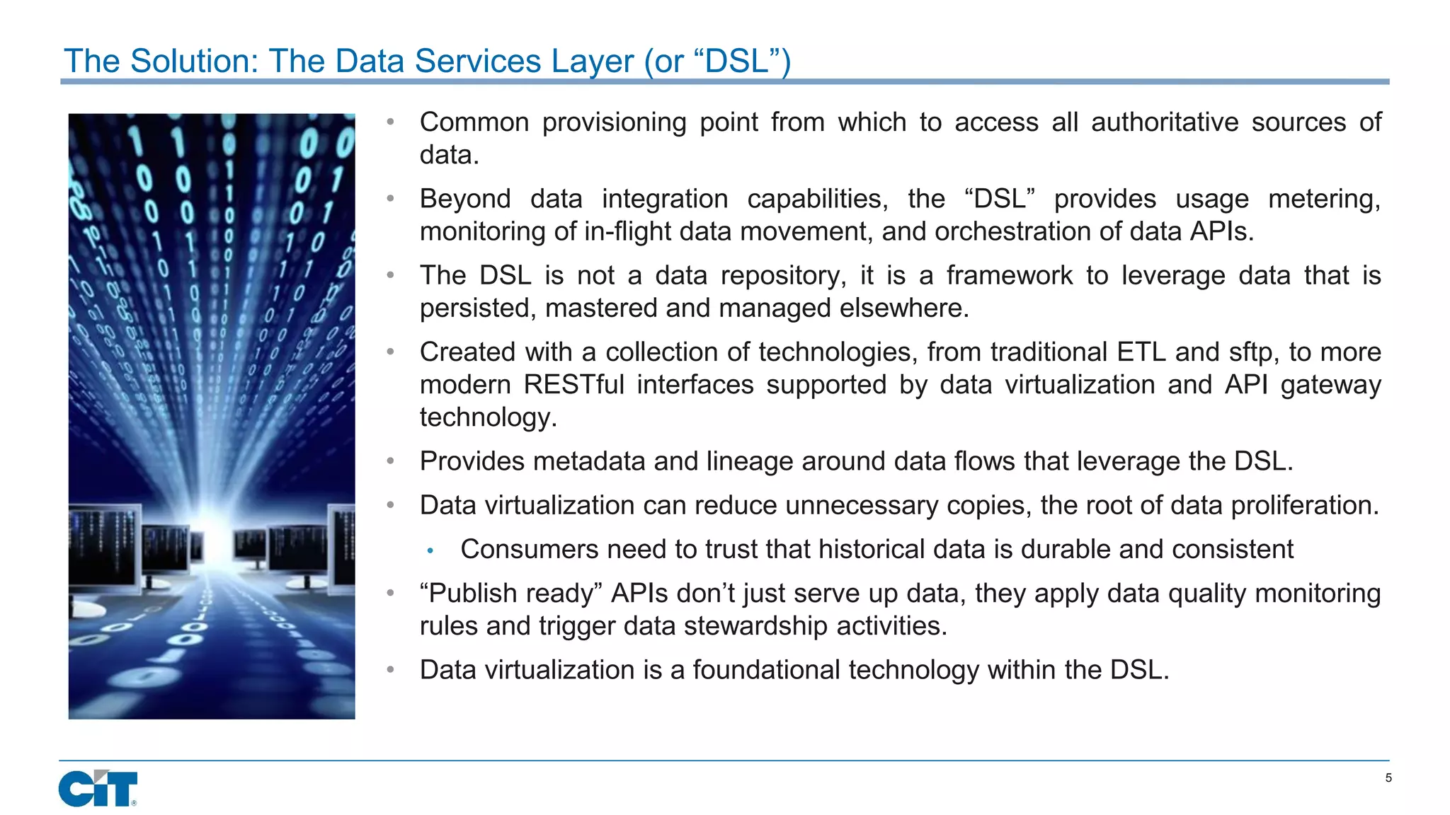 Increasing Agility Through Data Virtualization Ppt