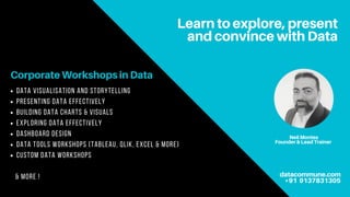 Data visualisation and storytelling workshop from Data Commune | PPT