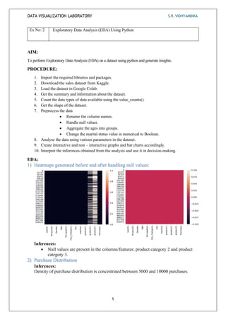 Data visualisation laboratory report/manual | PDF