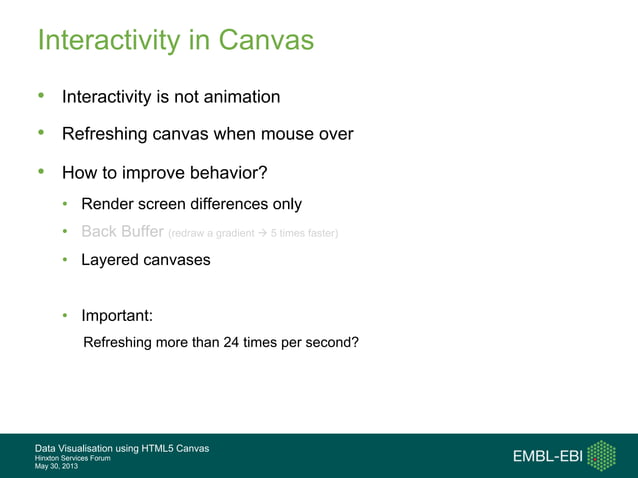 Data Visualisation using HTML5 Canvas | PPT
