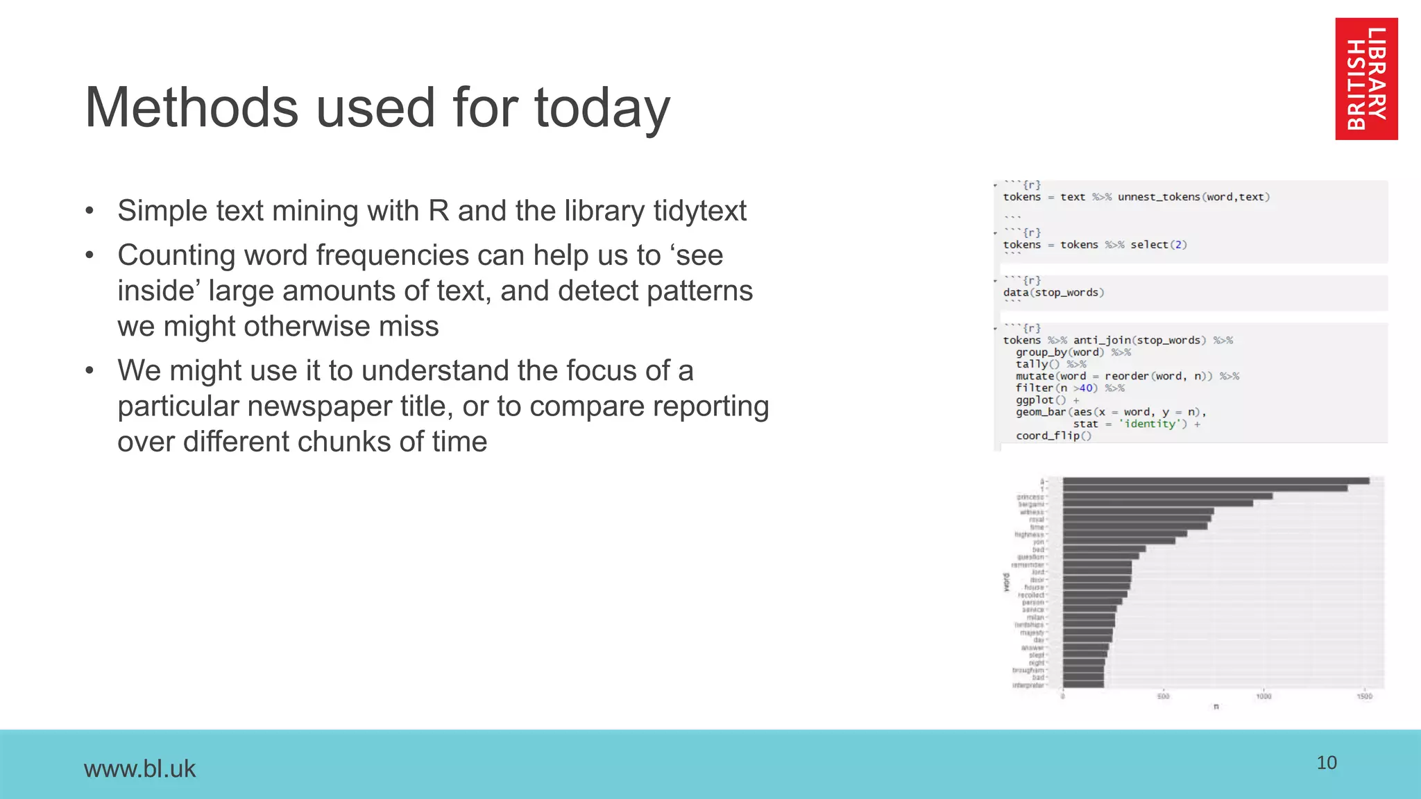 Data visualisation workshop | PPTX