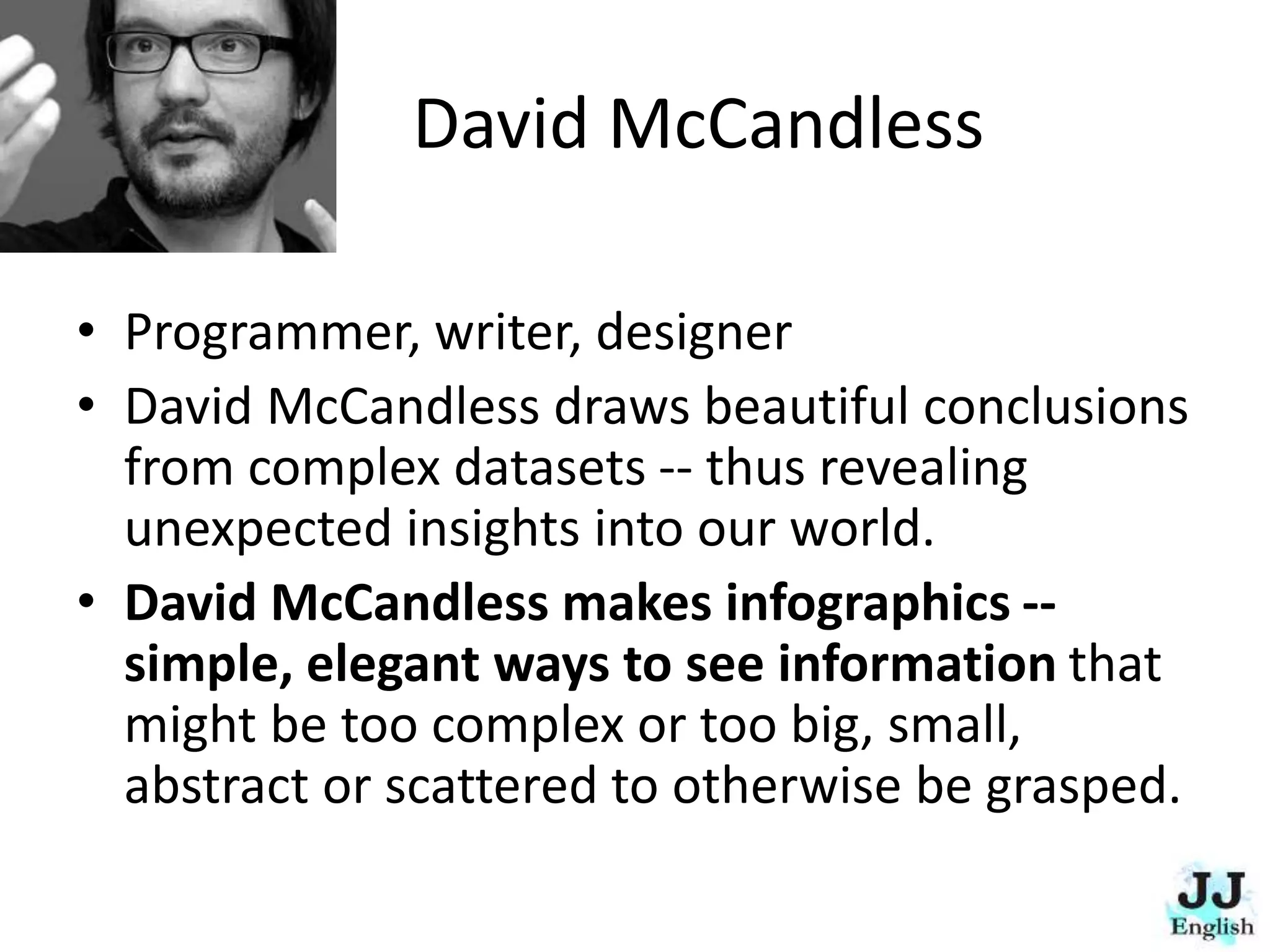 TED - Data Visualization - Summary and Conversation Lesson | PPTX