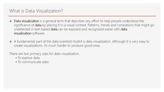 Data visualization in Data Science | PPT