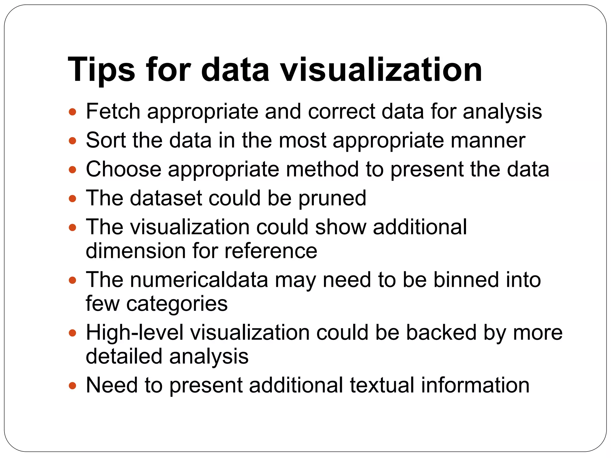 Data visualization of Big Data analytics | PPTX