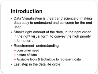 Data visualization of Big Data analytics | PPTX