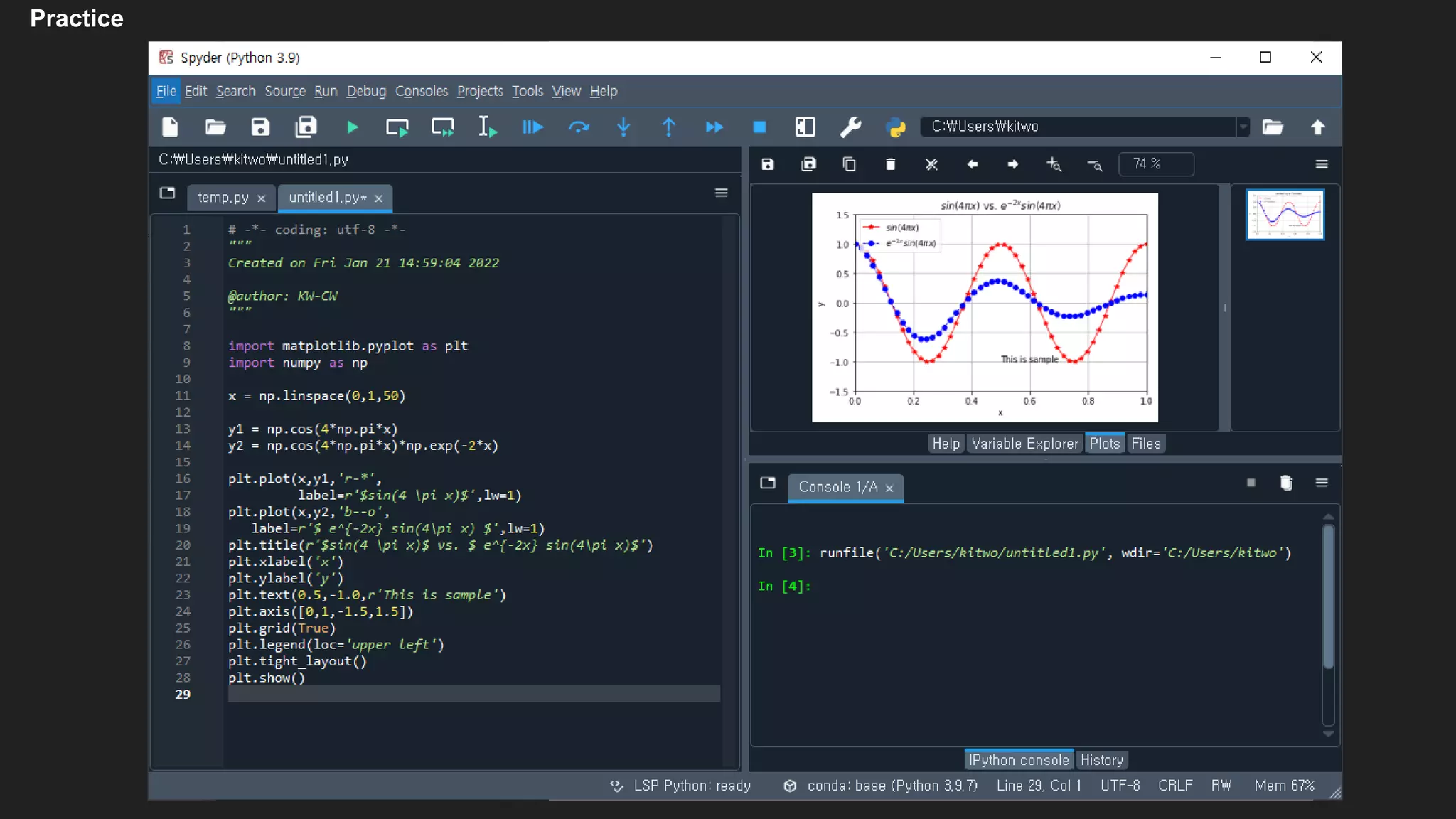 Data Visualization with python | PPTX