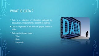 Data visualization is the representation of data through use of common ...