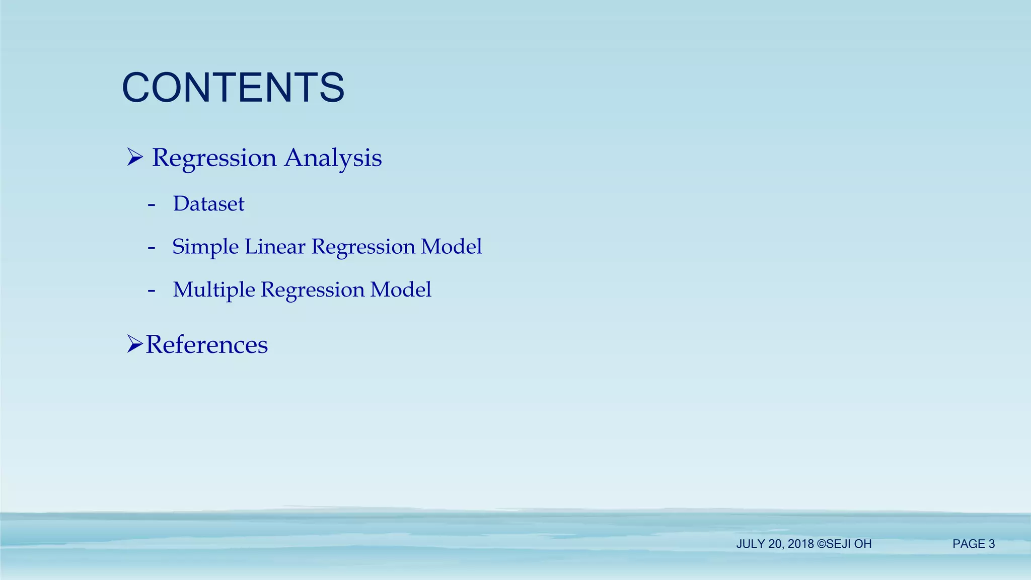 Data visualization regression analysis pratice sejioh-july20_2018 | PPT