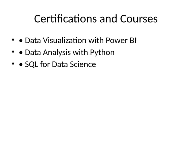 Data Visualization Analysis Portfolio Pptx