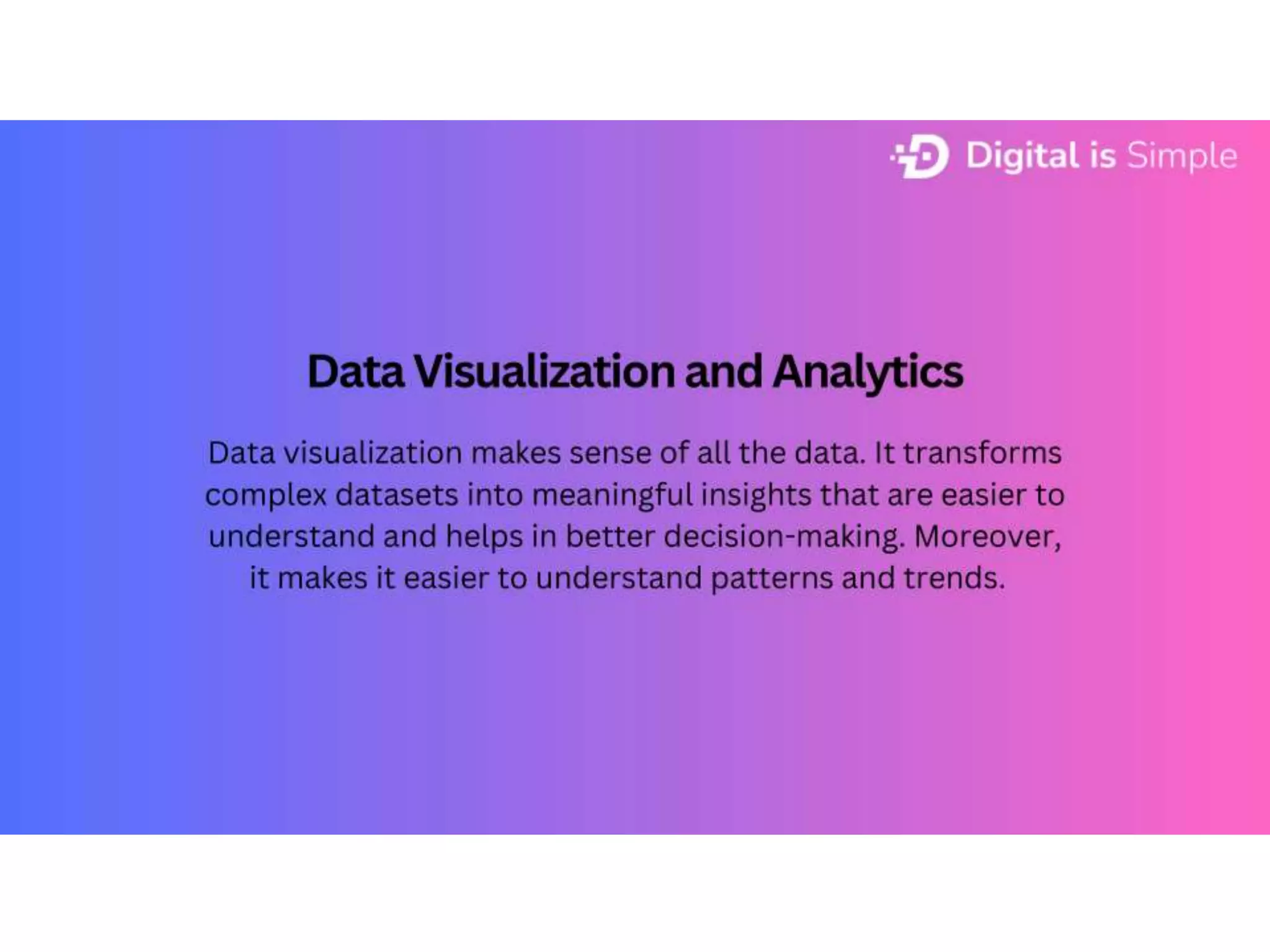 Data Visualization and Analytics | PPT