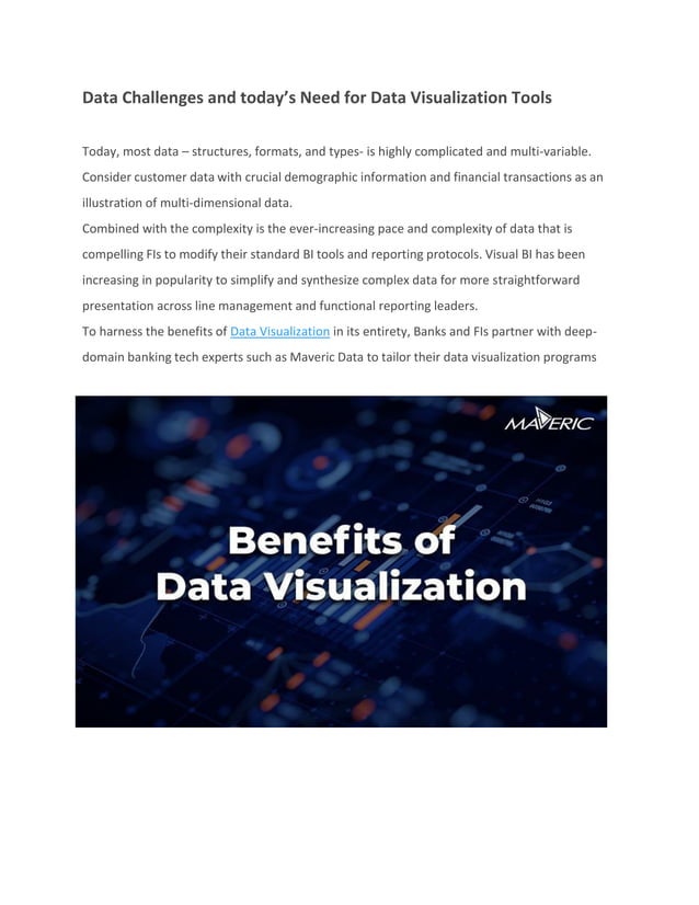 Data Visualization in Banking is essential for the Finance Sector.pdf