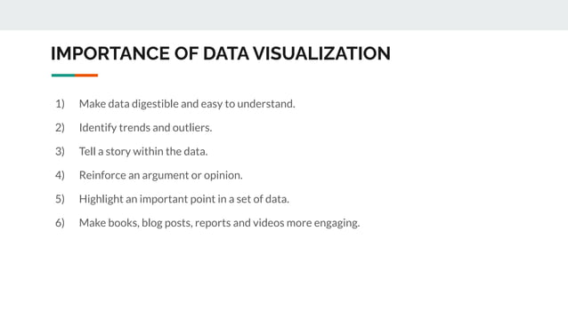 Data visualization introduction