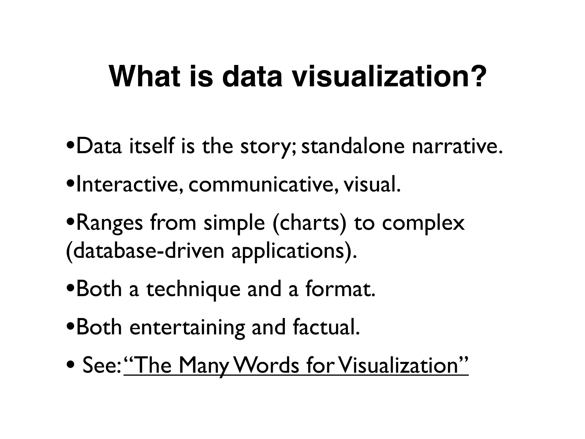 Data Visualization in the Newsroom | PDF
