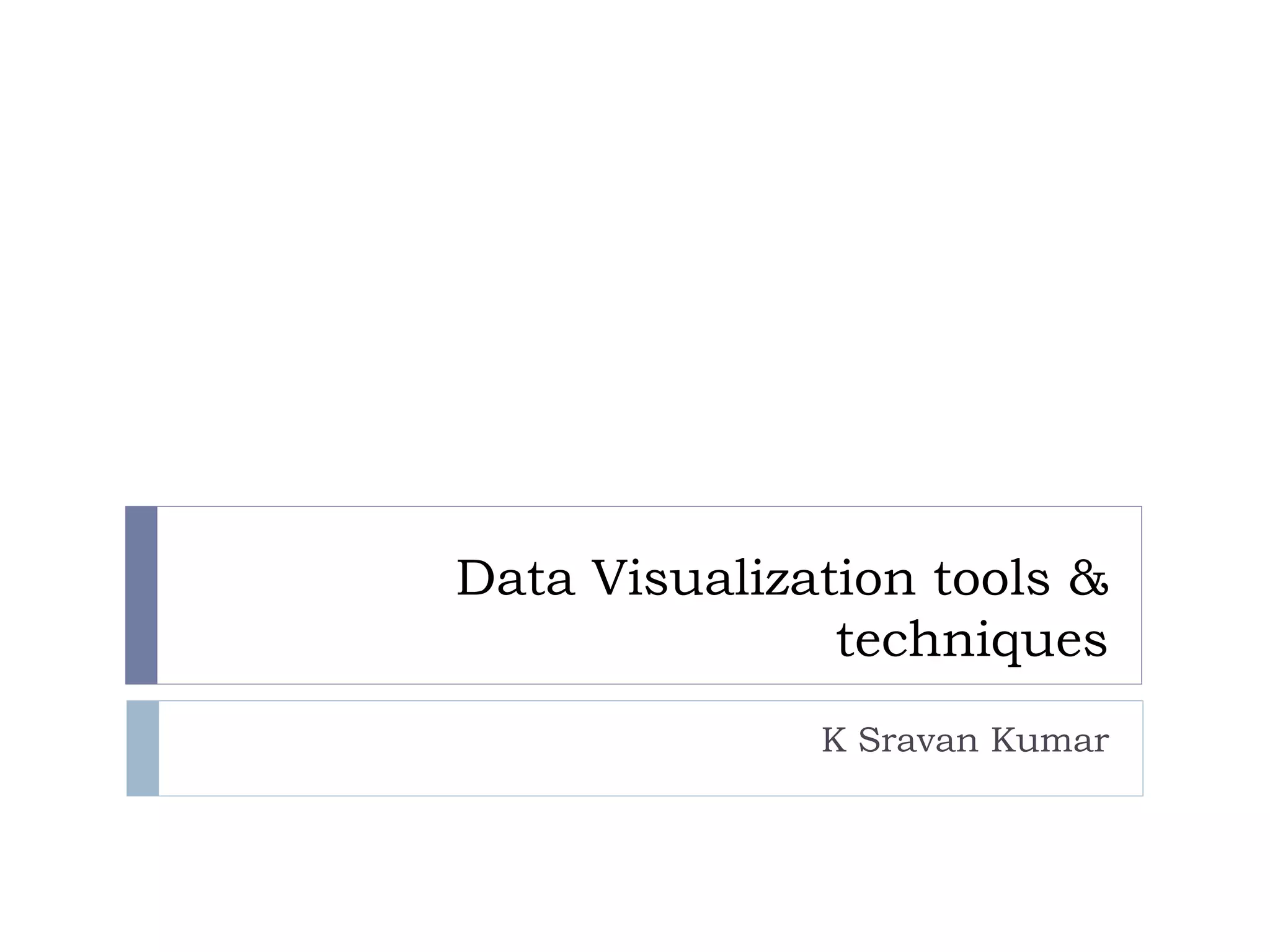 Data visualization tools & techniques - 1 | PDF