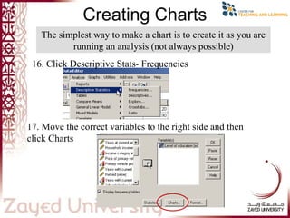 data visualization and charts creation using spss.ppt
