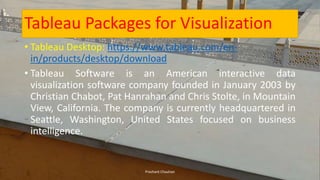 Data visualization with tableau | PPTX
