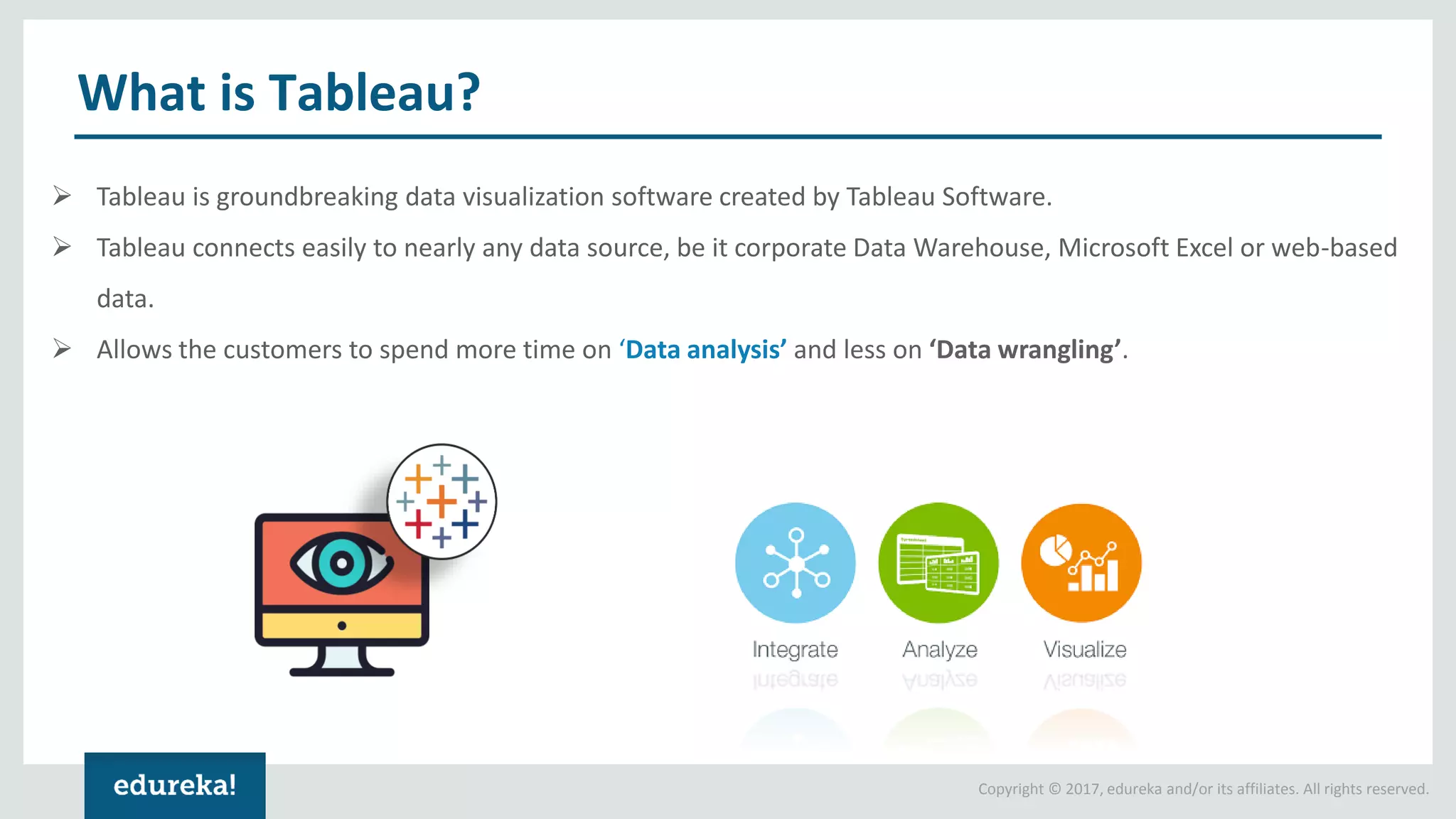 Data Visualization With Tableau Edureka Ppt