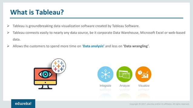 Data Visualization With Tableau | Edureka | PDF