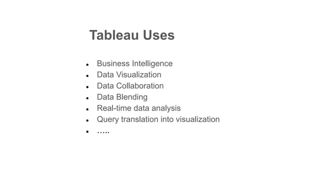 Data Visualization and Analytics with Tableau | PPT | Free Download