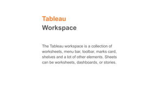 Data Visualization and Analytics with Tableau | PPT