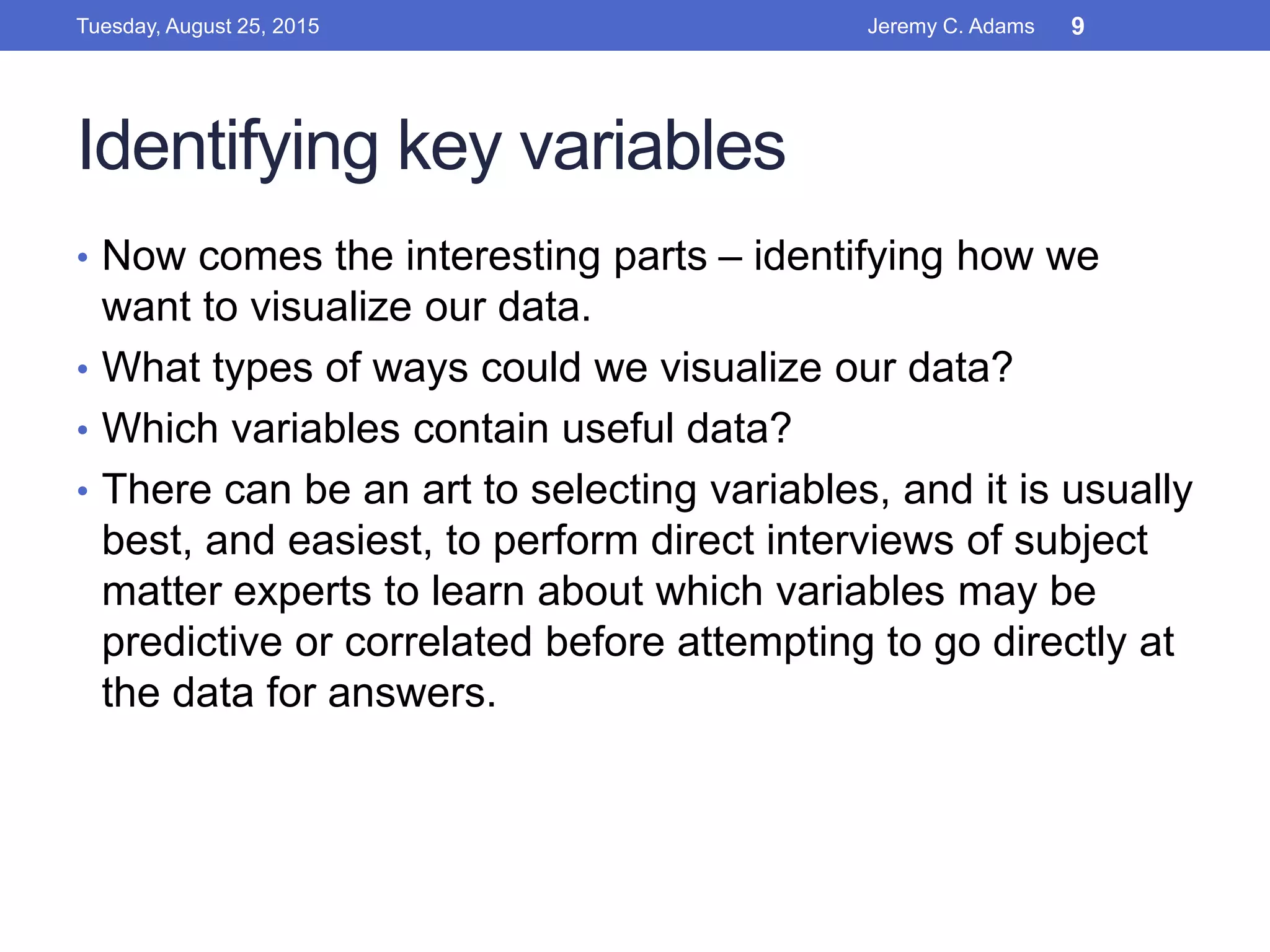 Data Visualization Workflow | PPT