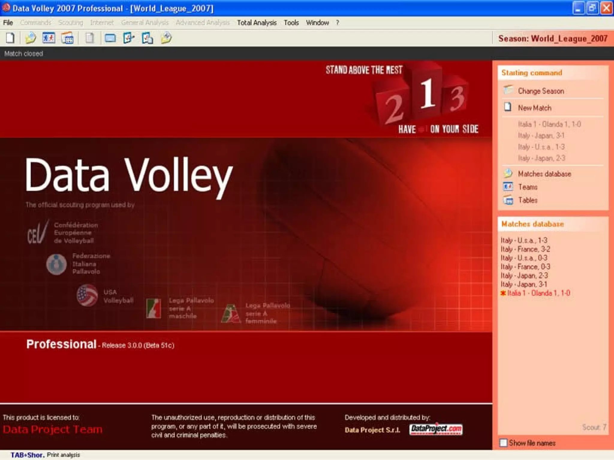 Data volley/Data Project | PPT