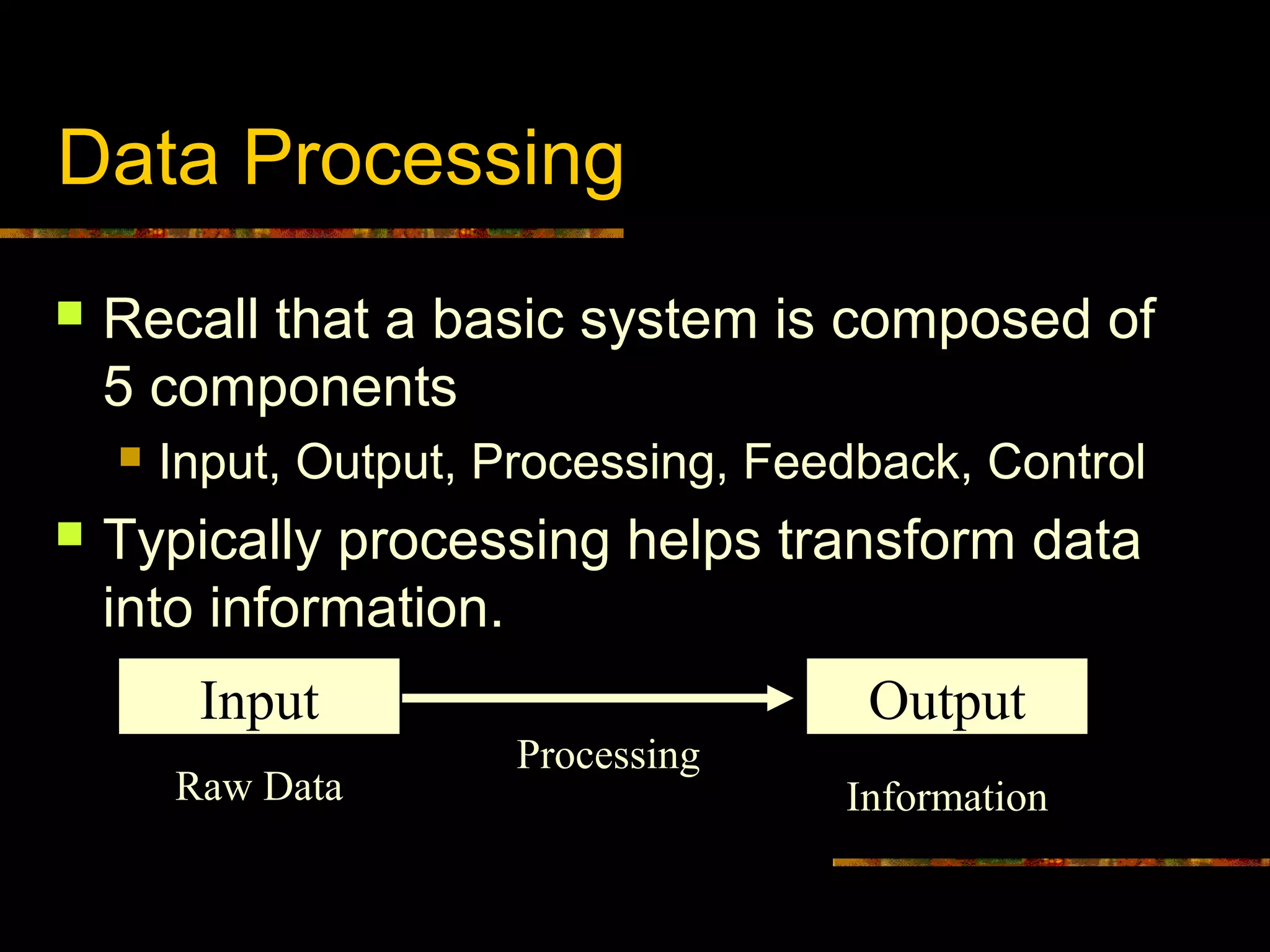 Data vs. information | PPT