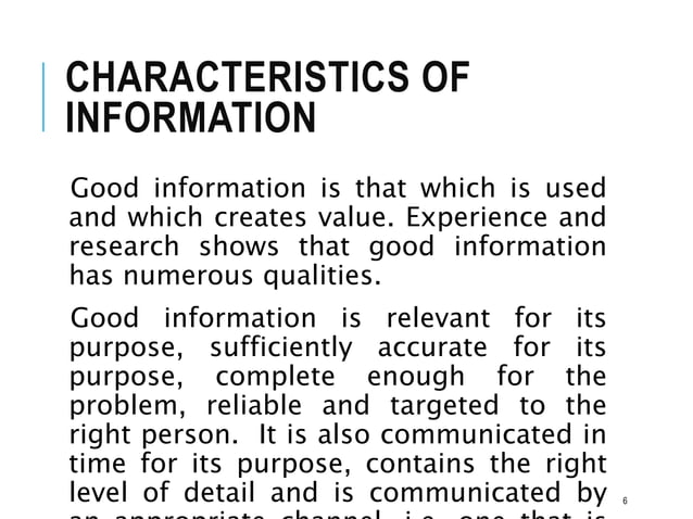Data vs Information | PPTX