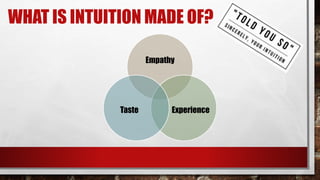 Data vs intuition in Product Management | PPTX