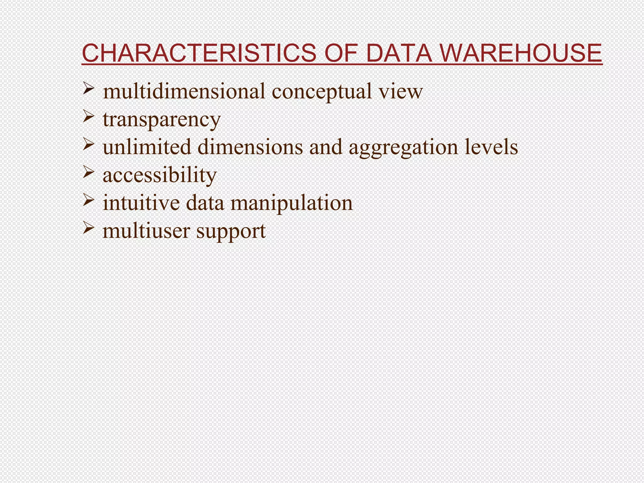 Data warehouse | PPT
