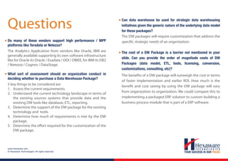 Data warehouse | PPT