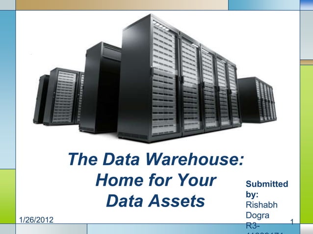 Data warehouse | PPSX | Databases | Computer Software and Applications