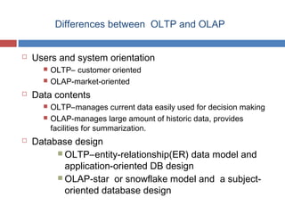 Datawarehouse and OLAP | PPT