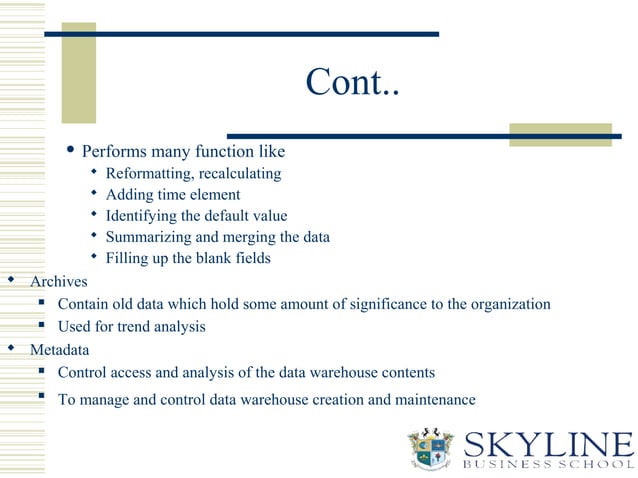 Data Warehouse Basic Guide | PPT