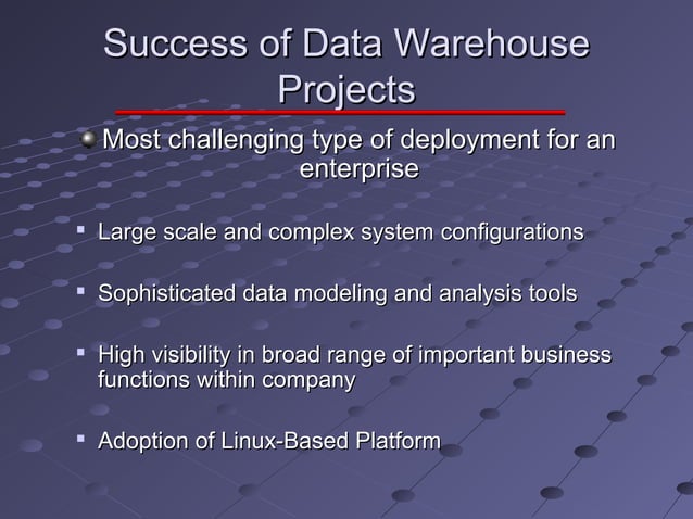 Data warehouse | PPT | Databases | Computer Software and Applications