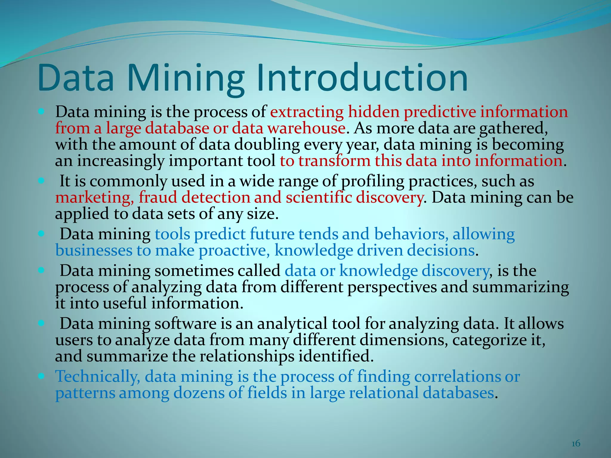 Data warehouse | PPTX