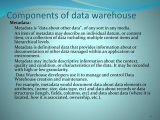 Data warehouse | PPT