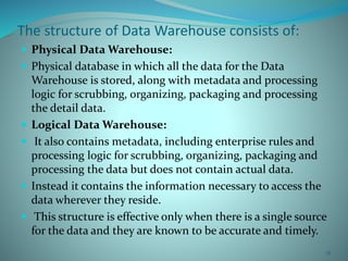 Data warehouse | PPT