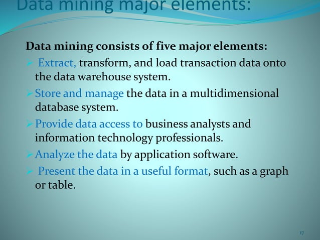 Data warehouse | PPTX | Databases | Computer Software and Applications