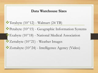 Data warehouse | PPTX