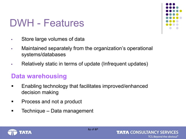Data warehouse | PPT