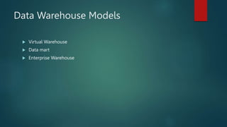 Introduction to Data warehouse | PPT