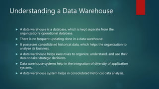 Introduction to Data warehouse | PPT
