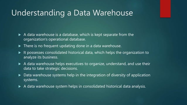 Introduction to Data warehouse | PPT