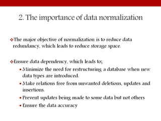 Data warehouse dimensional model vs normalized model | PPT