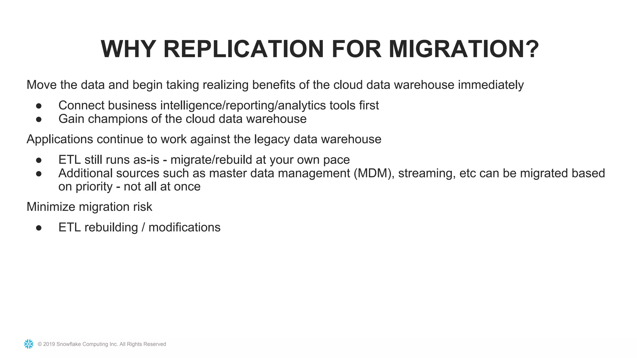 Data Warehouse - Incremental Migration to the Cloud | PDF