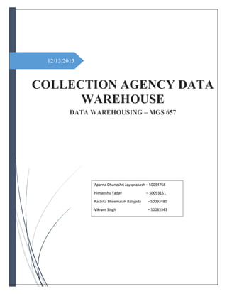 Data warehouse Project Report | PDF