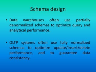 Data warehouse 10 oltp vs datawarehouse | PPTX