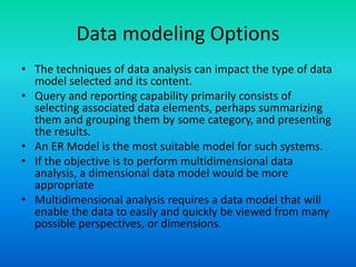 Data warehouse 16 data analysis techniques | PPT